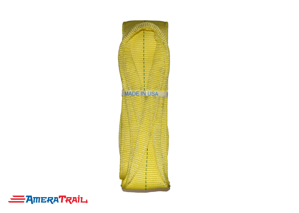 Yellow Polyester round sling EE2-904 — AmeraTrail Parts