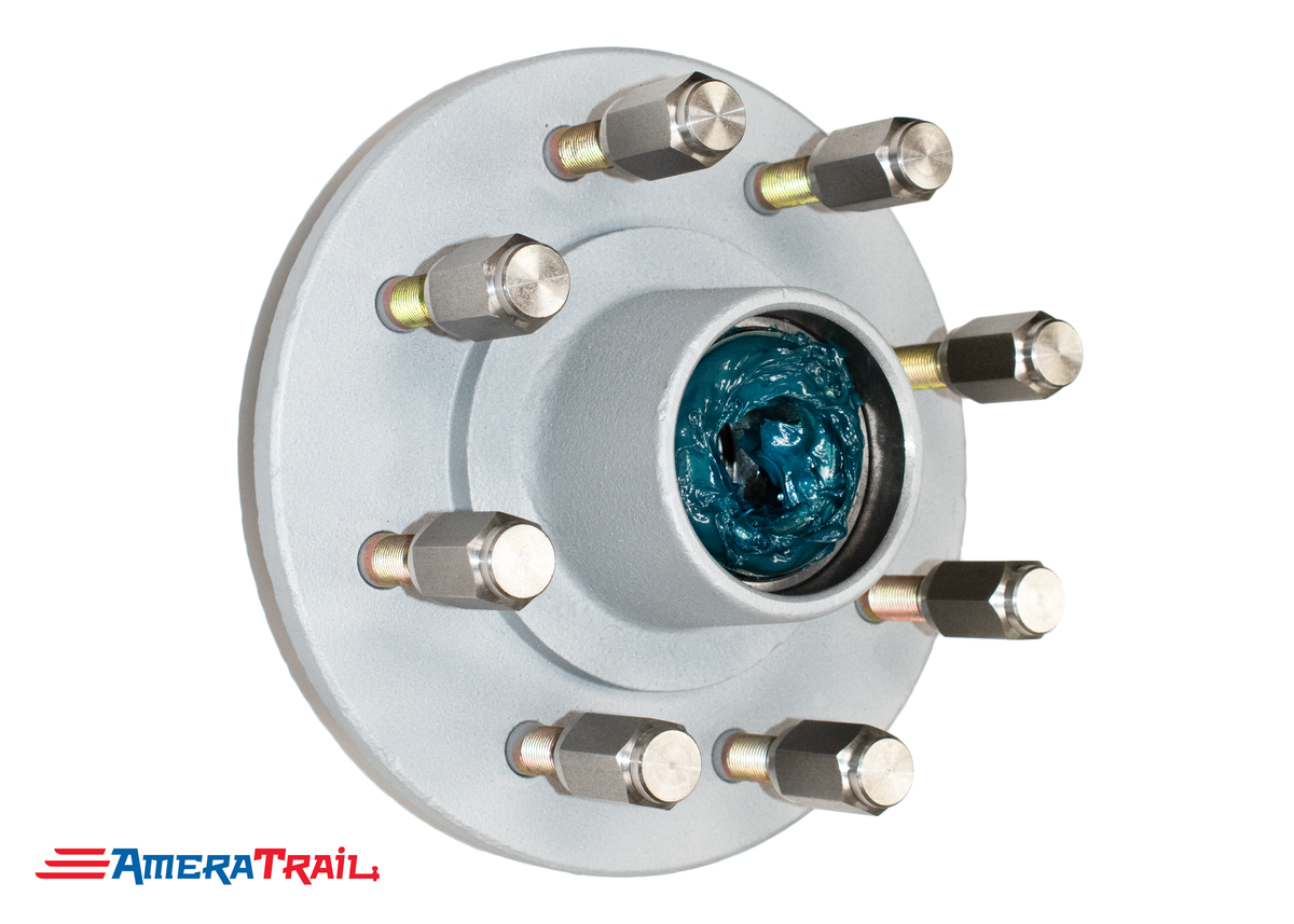 8 Lug Complete Hub Kit for 6000 - 7000 lb. Axles, Fully Greased, 8 on ...
