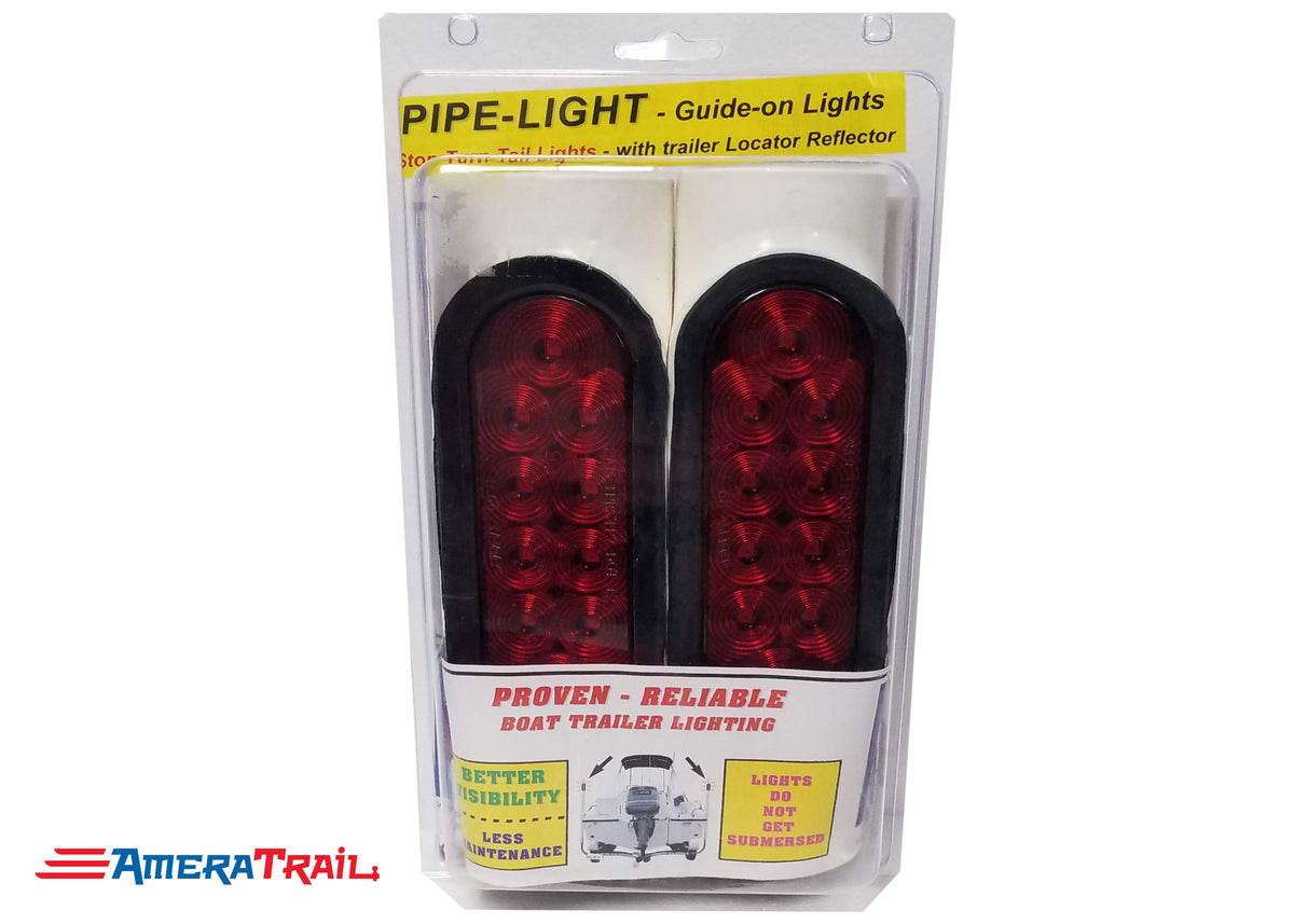 LED Guidepost Lights Fits 2" PVC Posts- Pipe Light Guide on Lights ...