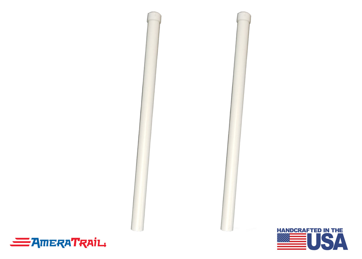 PVC Poles for Boat Trailer Guidepost, 1 Pair, Fits 1.5 x 1.5" Galvaniz ...