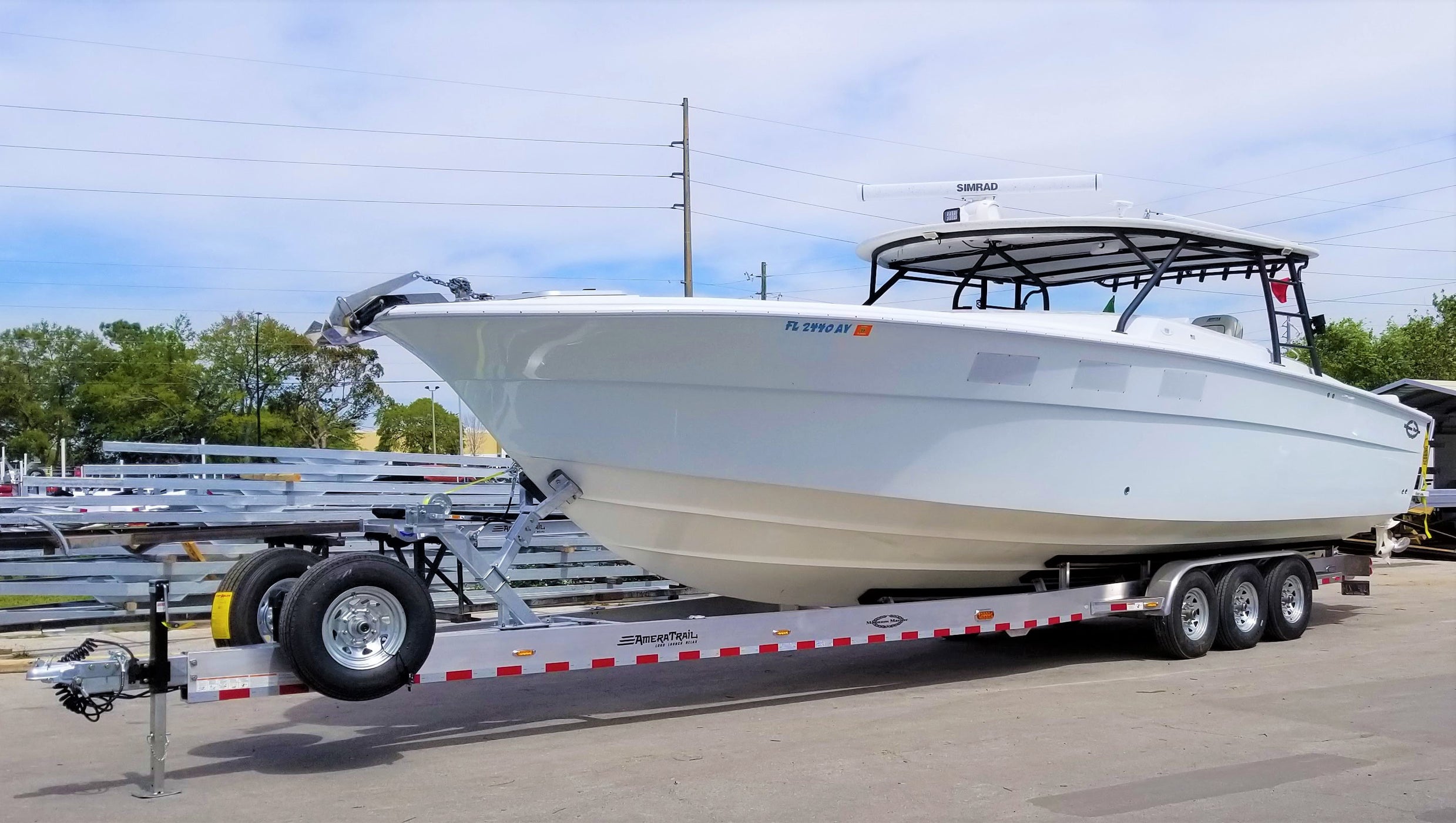 Adjustable V Block Bow Stop — AmeraTrail Parts