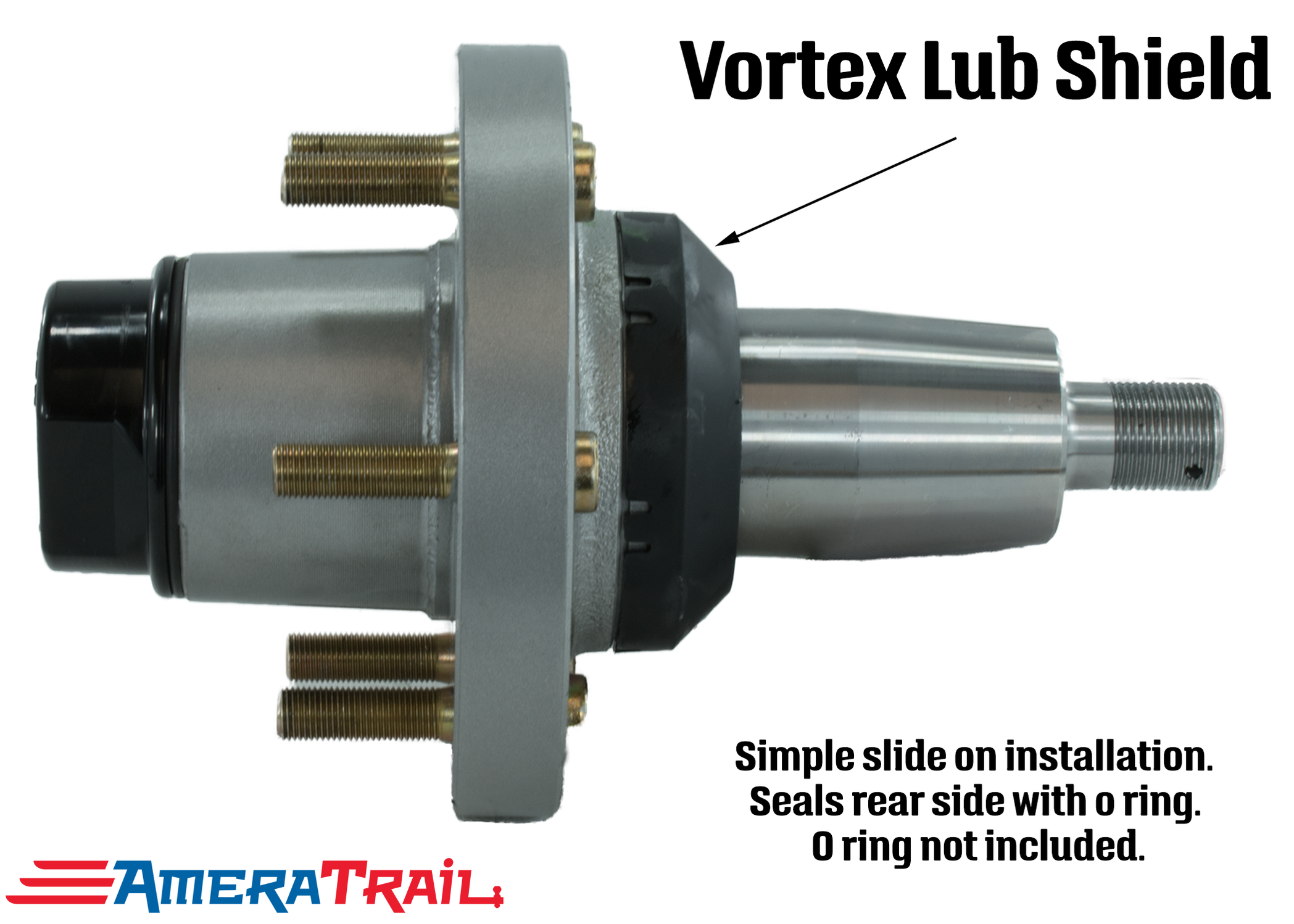 Vortex Rear Exterior Seal / Lube Shield, 45032 - 5 Lug — AmeraTrail Parts